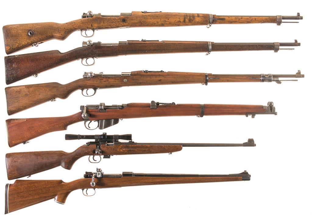 Six European Bolt Action Rifles -A) Mauser 1938 Turkish Contract | Rock ...