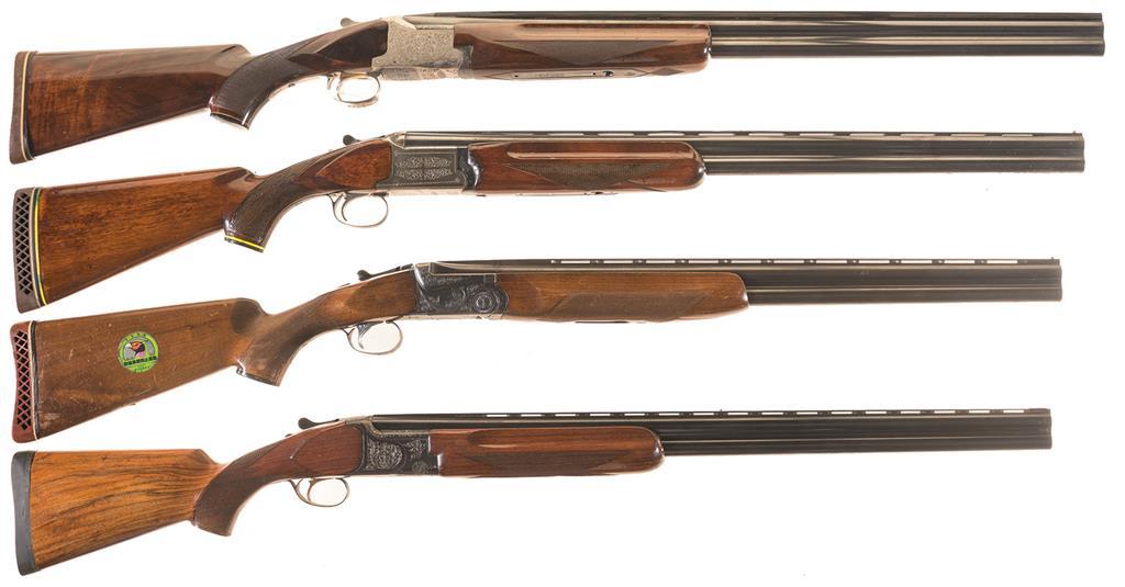 Four Over/Under Shotguns -A) Nikko Model N.T.W. Shotgun | Rock Island ...