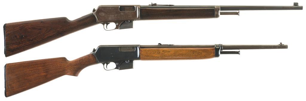 Collector's Lot of Two Winchester Semi-Automatic Rifles -A) Winc | Rock ...