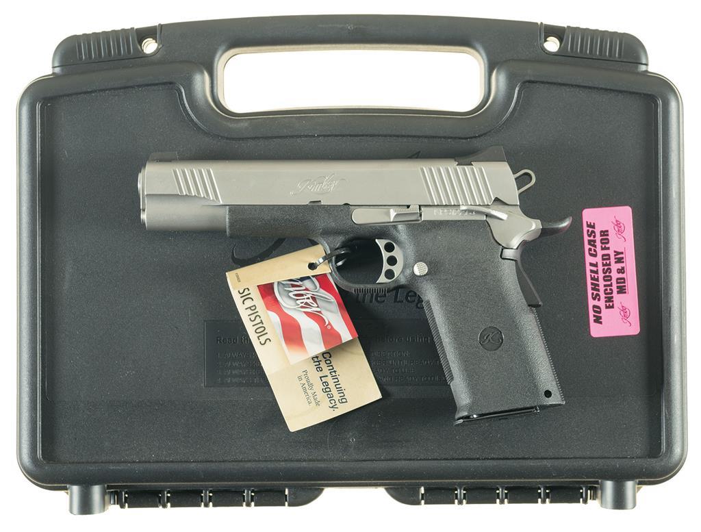 Kimber Model Stainless Ten II Semi-Automatic Pistol with Case | Rock ...