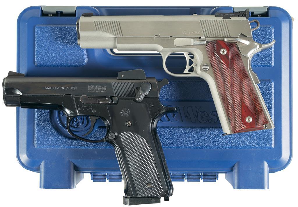 Two Semi-Automatic Pistols -A) Dan Wesson Pointman Seven Pistol | Rock ...