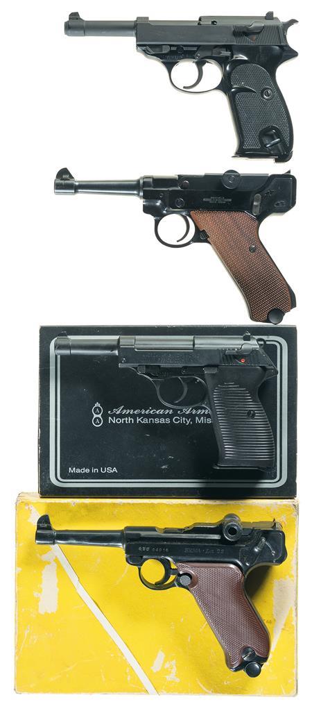 Four European Style Semi-Automatic Pistols -A) Walther Model P1 | Rock ...