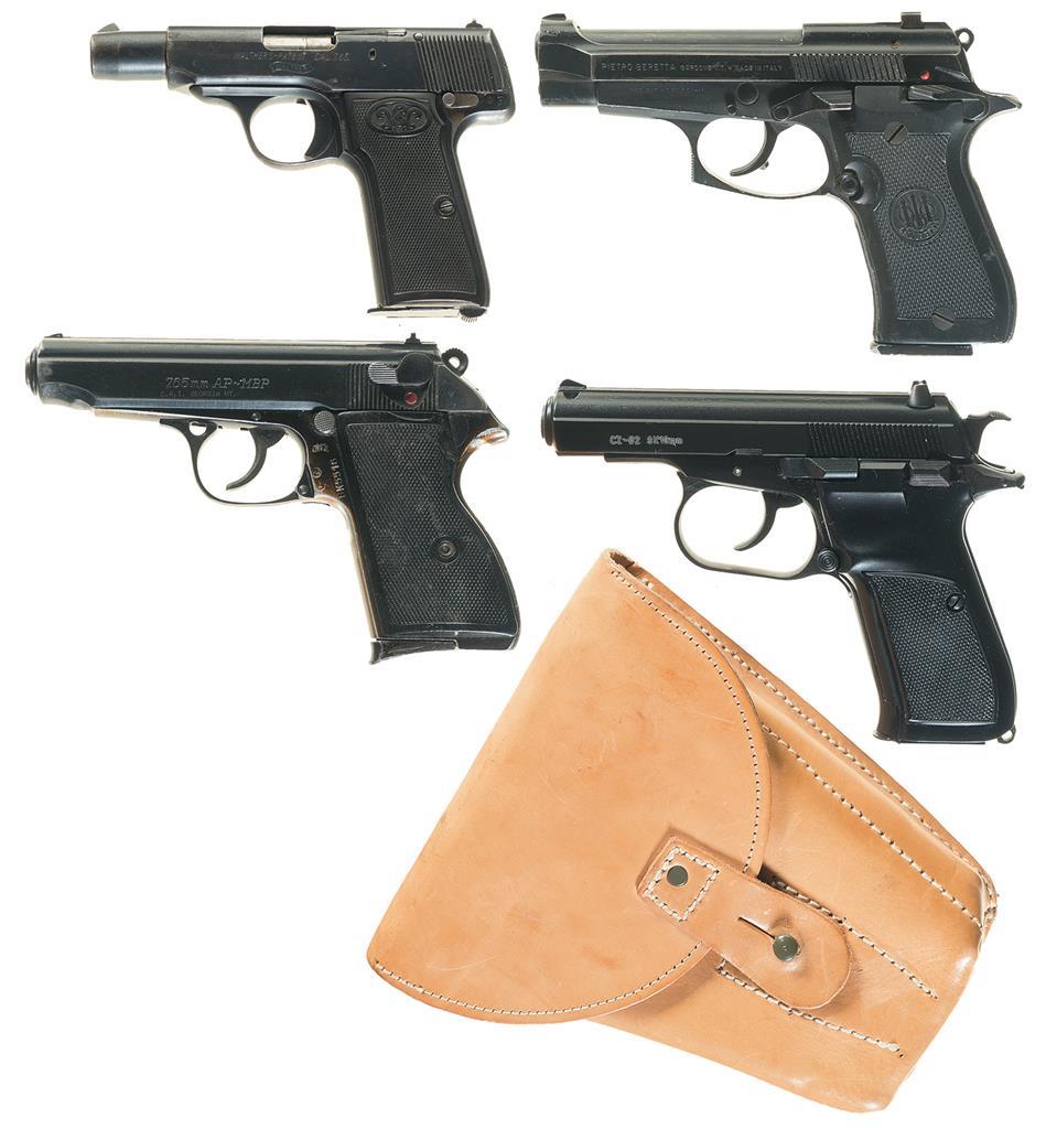 Four European Semi-Automatic Pistols -A) Walther Model 4 Pistol | Rock ...