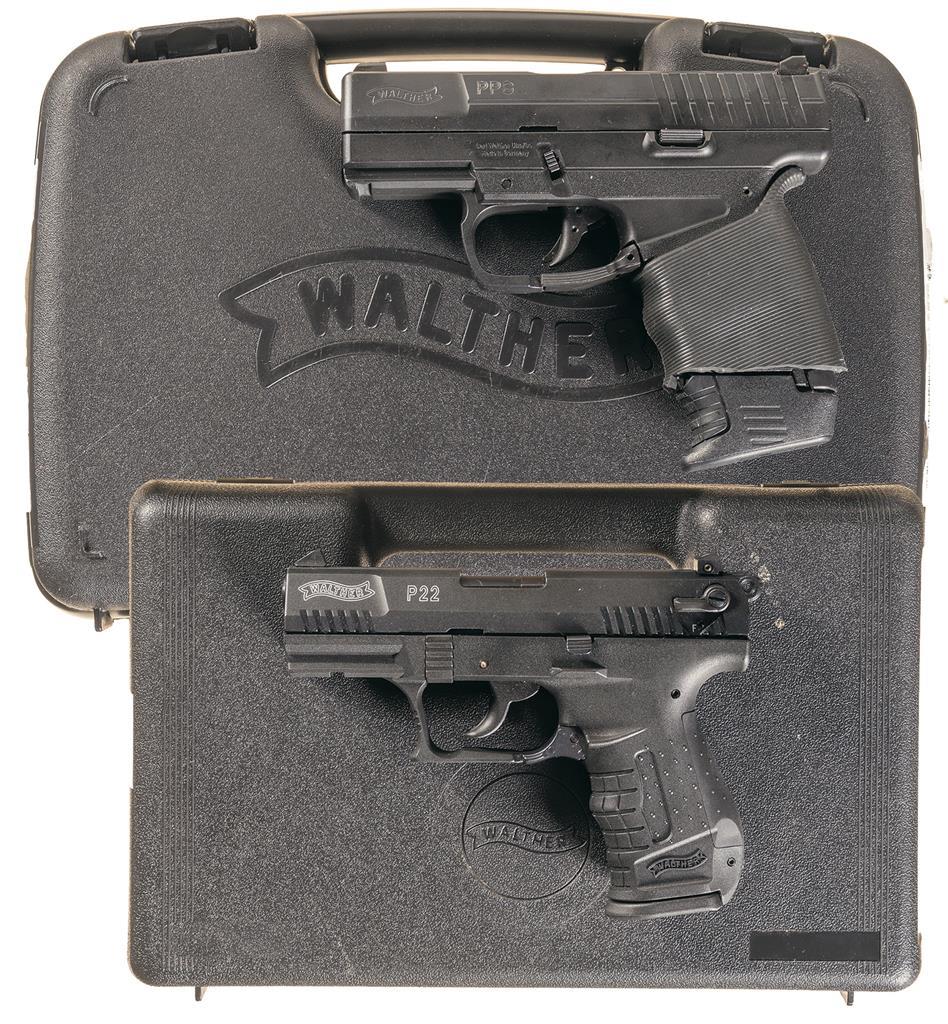 Two Cased Walther Semi-Automatic Pistols -A) Walther Model PPS P | Rock ...