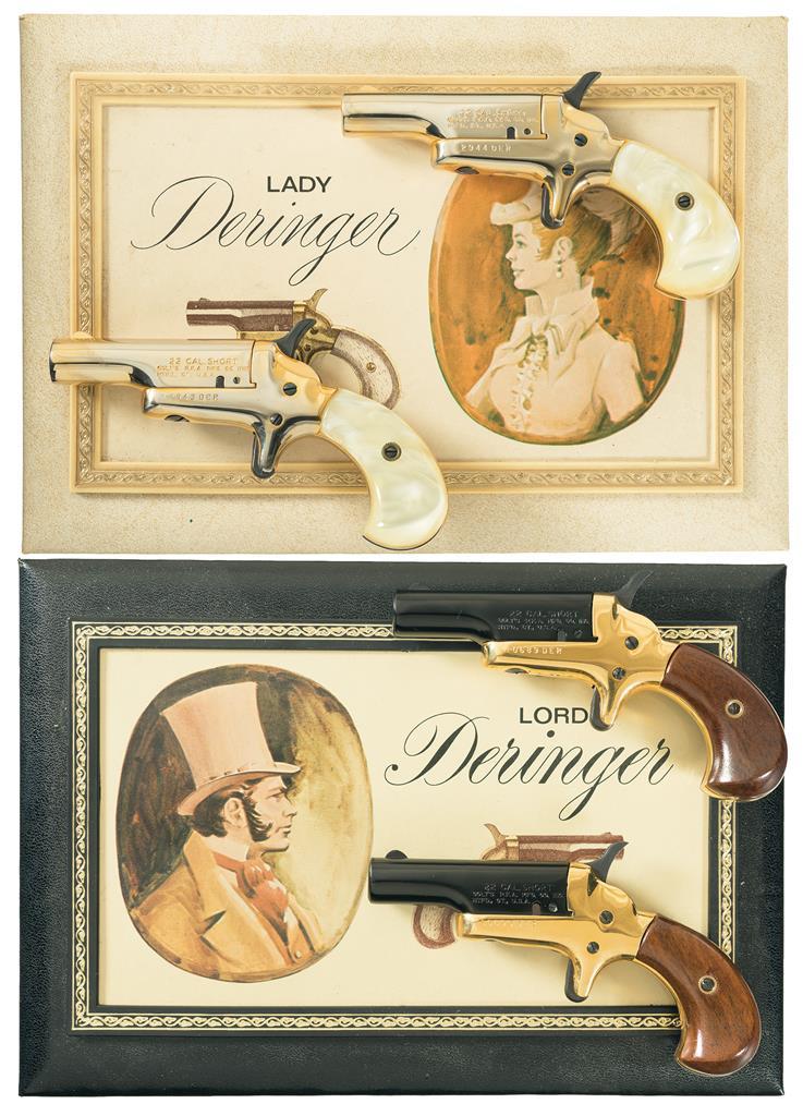 Two Colt Derringer Cased Sets -A) Colt Lady Derringer Pistol | Rock ...