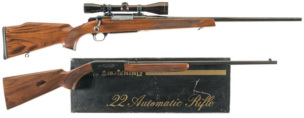 Two Browning Rifles -A) Browning BBR Bolt Action Rifle with Scop | Rock ...