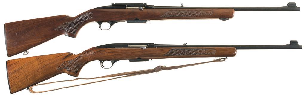Two Winchester Model 100 Semi-Automatic Rifles in Different Cali | Rock ...