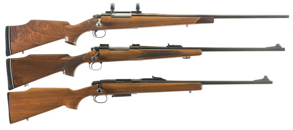 Three Remington Bolt Action Rifles -A) Remington Model 721 Rifle | Rock ...