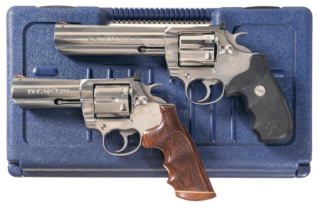 Two Colt King Cobra Double Action Revolvers -A) Colt King Cobra | Rock ...