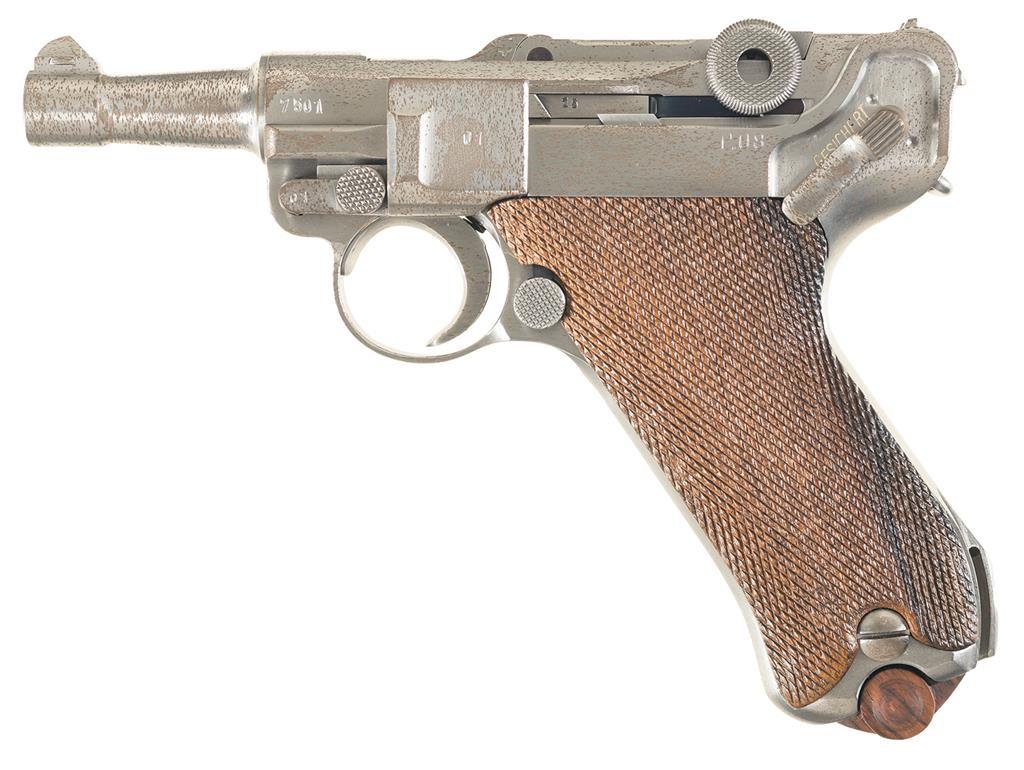 World War II Mauser 1942 Date 'byf' Code Luger Pistol | Rock Island Auction