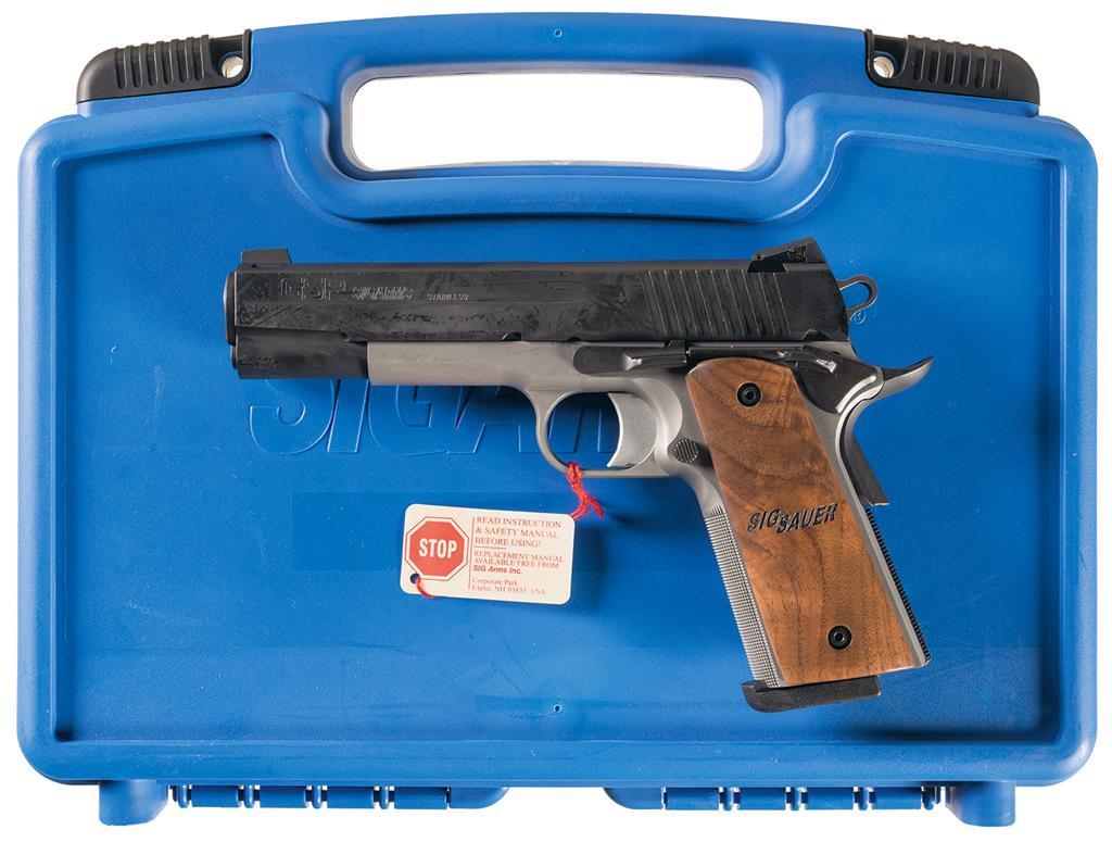 Sig Sauer Model GSR Revolution TTT Semi-Automatic Pistol with Ca | Rock ...