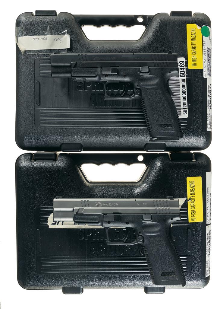 Two cased Springfield Armory Semi-Automatic Pistols | Rock Island Auction