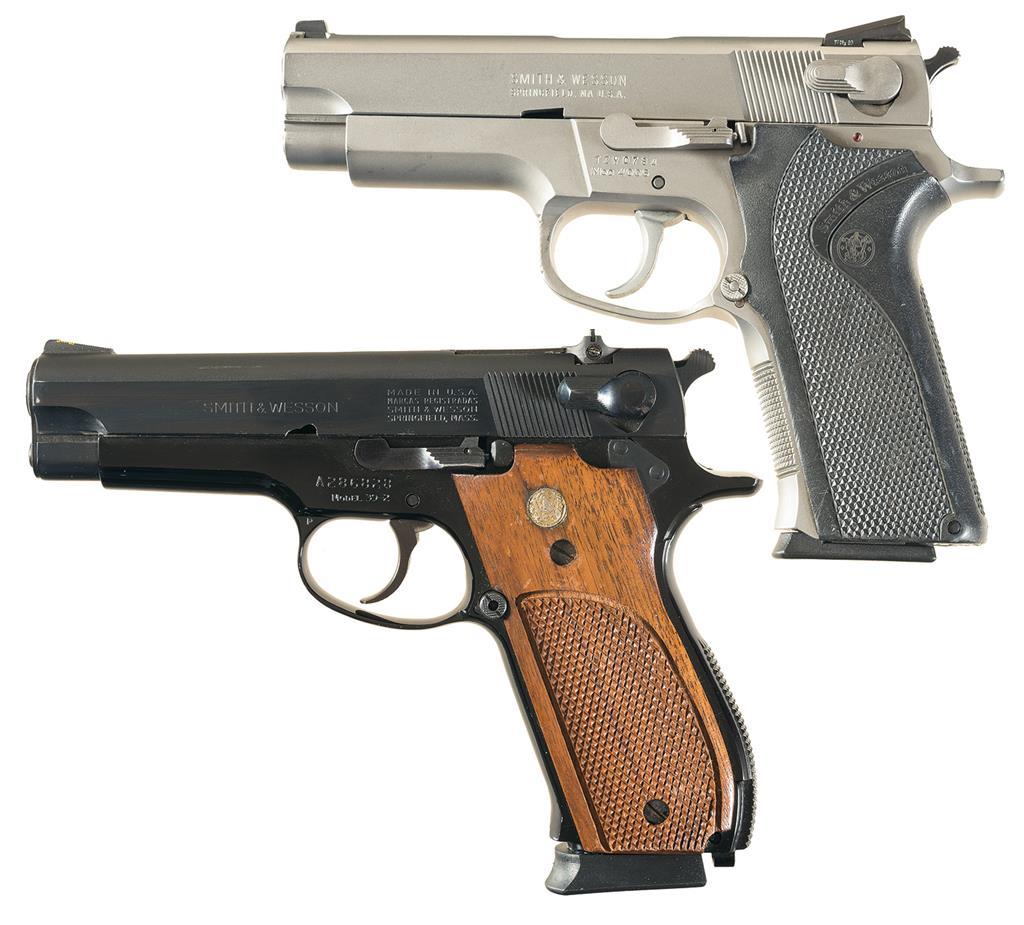 Two Smith & Wesson Semi-Automatic Pistols -A) S&W Model 4006 Pis | Rock ...