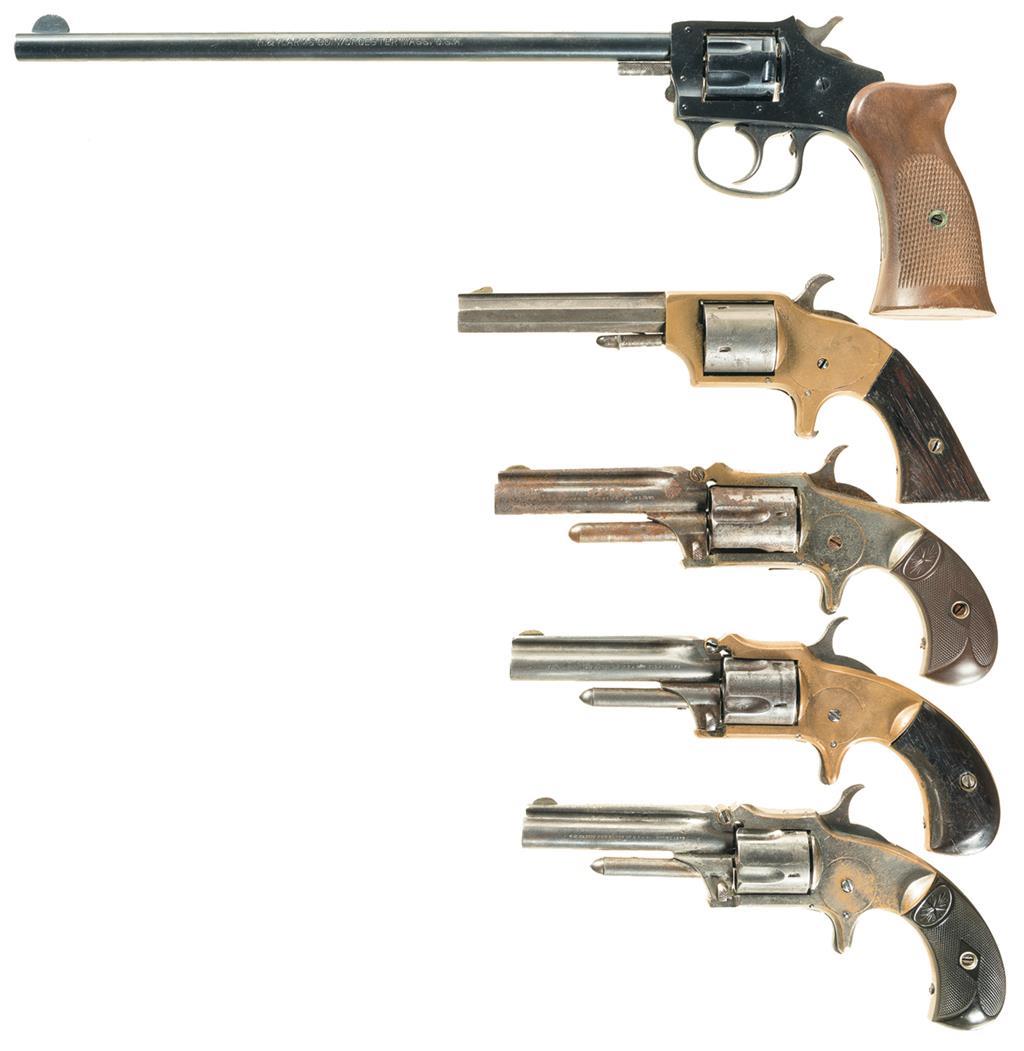 Four Spur Trigger Pocket Revolvers and One DA Revolver | Rock Island ...