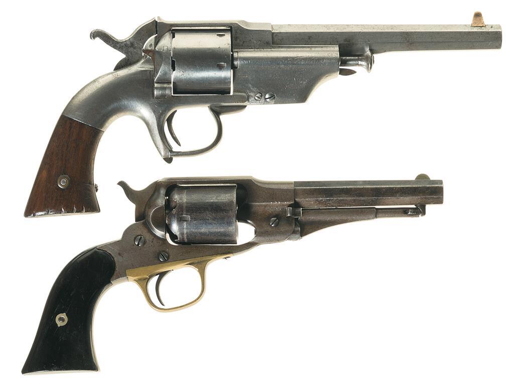 Two Antique Single Action Revolvers | Rock Island Auction