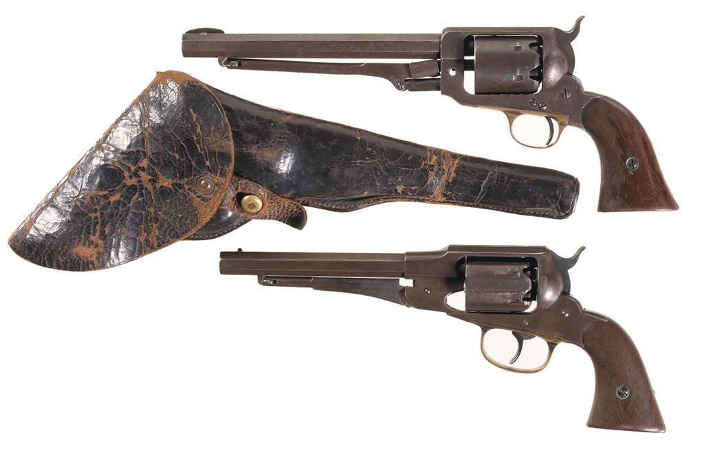 Two Antique Percussion Revolvers | Rock Island Auction