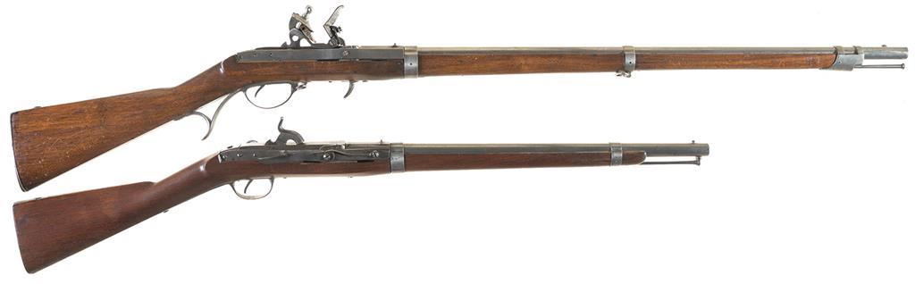 Two John H. Hall Patent Long Guns | Rock Island Auction