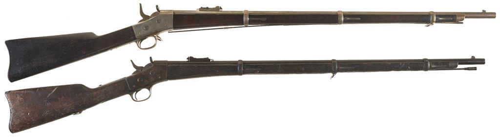 Two Remington Rolling Block Rifles | Rock Island Auction