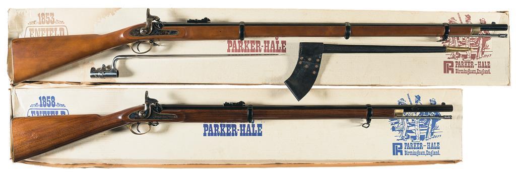 Two Boxed Reproduction Enfield Rifle Muskets | Rock Island Auction