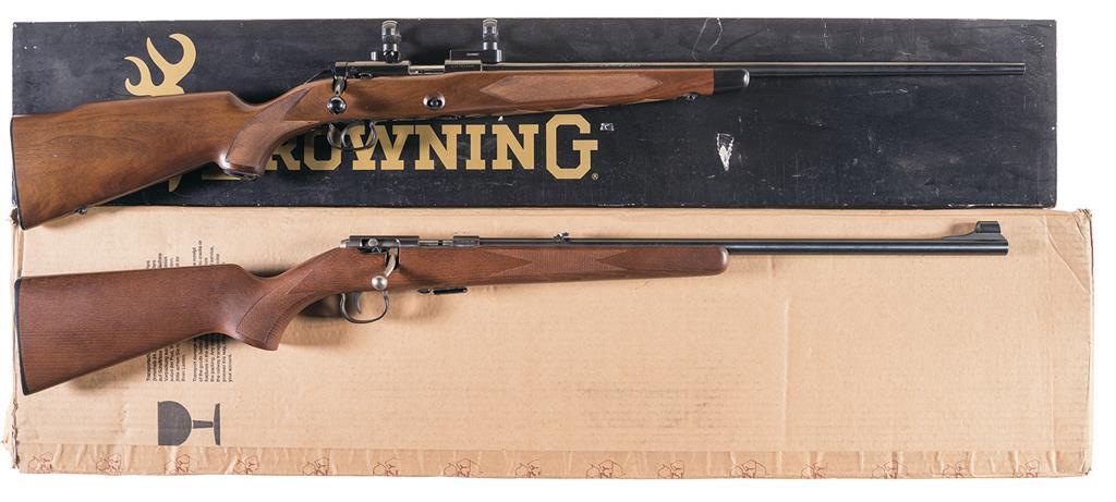 Two Bolt Action Sporting Rifles w/ Boxes | Rock Island Auction
