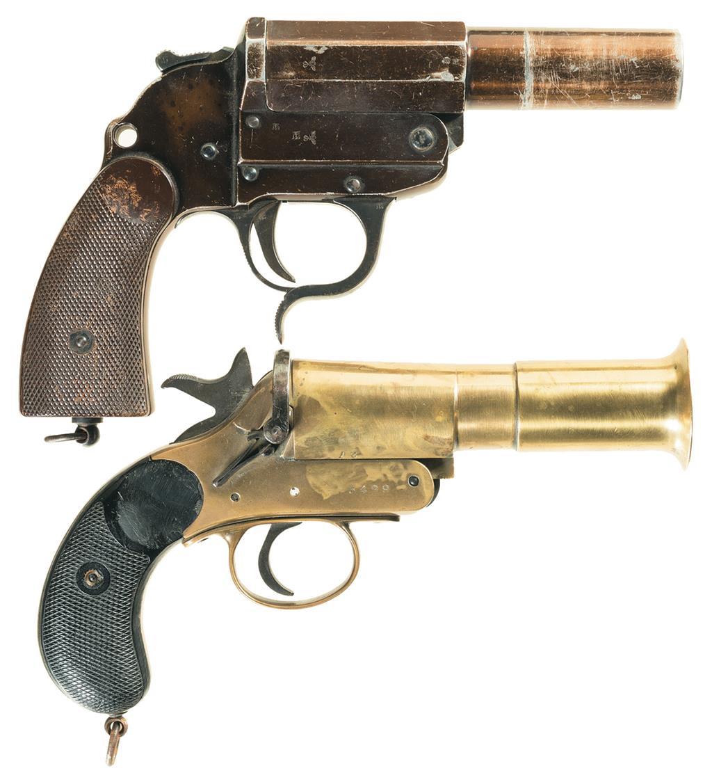 Two Flare Pistols | Rock Island Auction