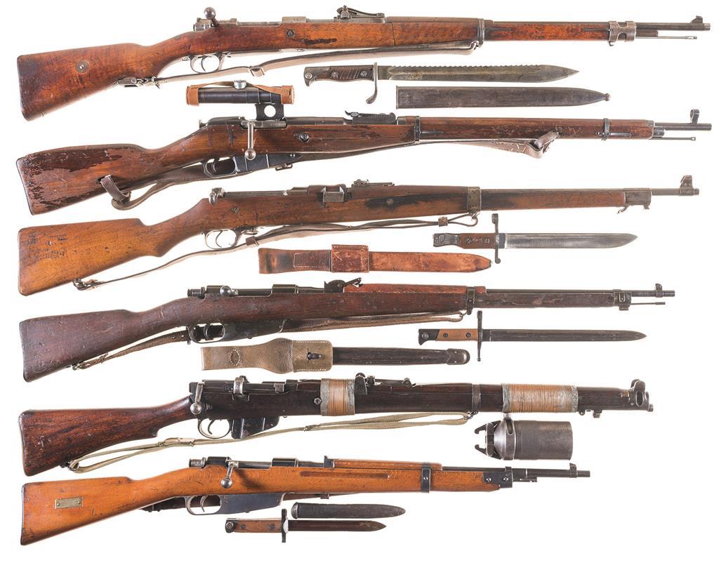 Six Military Bolt Action Long Guns | Rock Island Auction