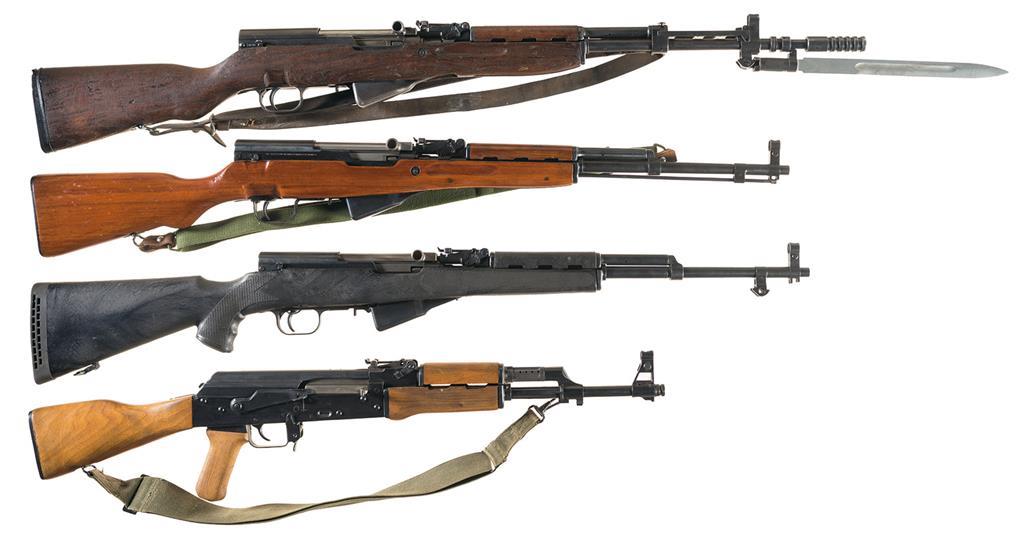 Four Semi-Automatic Rifles | Rock Island Auction