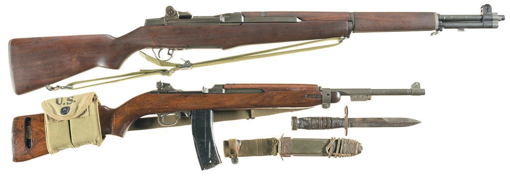 Two U.S. Military Semi-Automatic Rifles | Rock Island Auction