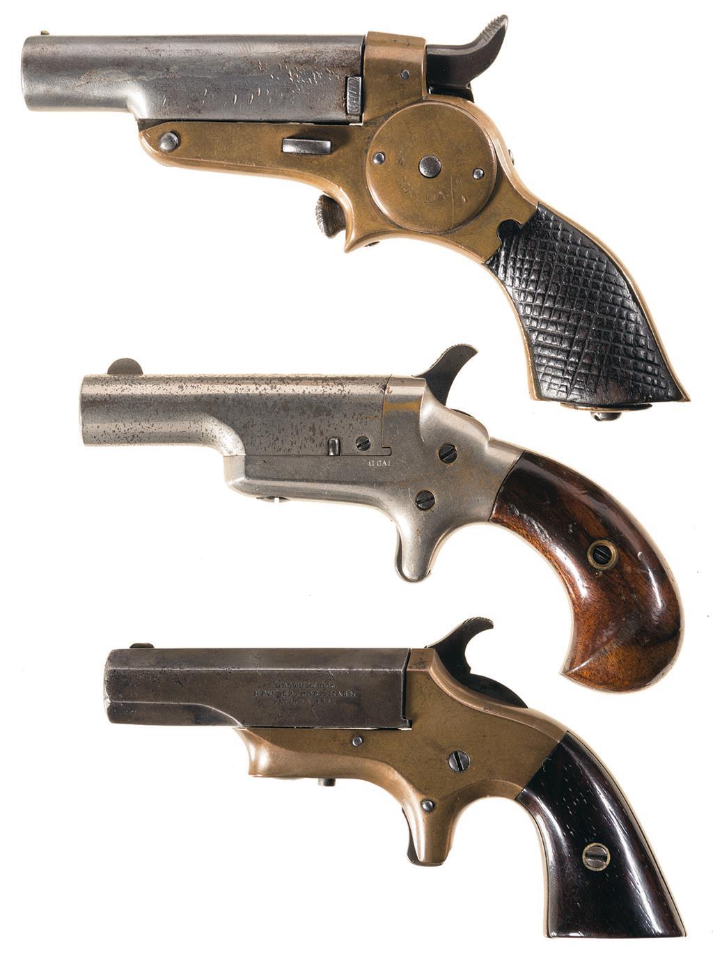 Three Single Shot Derringers | Rock Island Auction