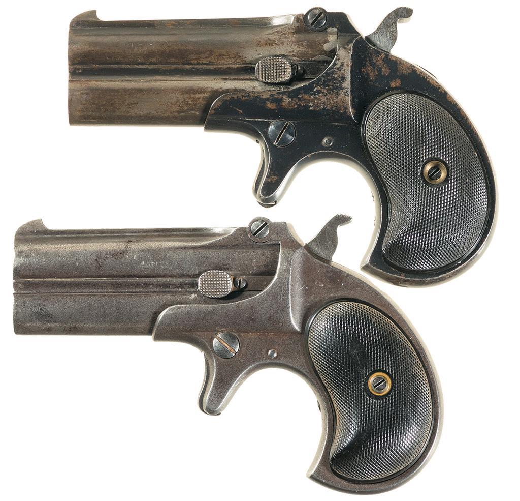 Two Remington Double Derringers | Rock Island Auction
