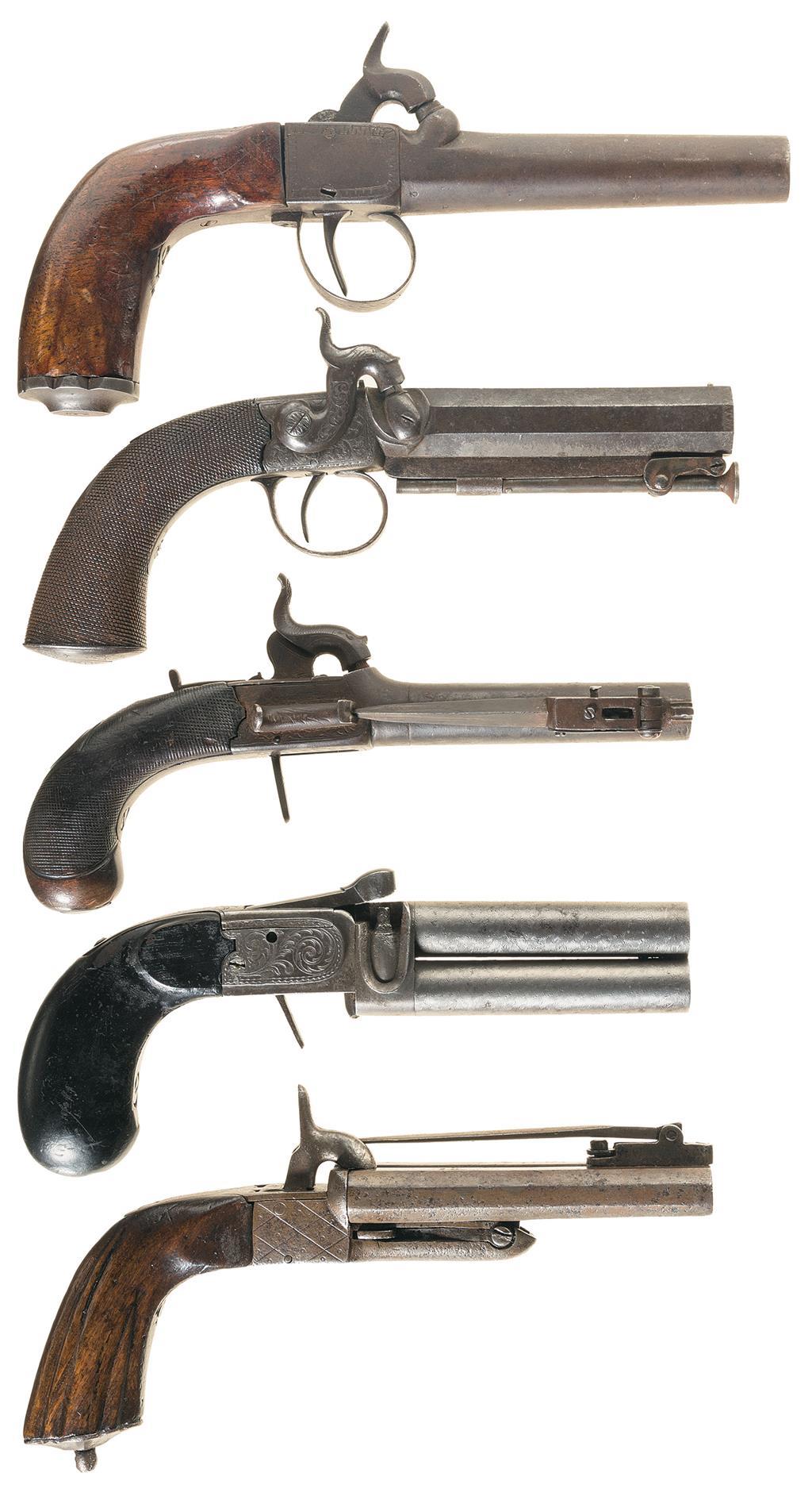 Five Antique Pistols | Rock Island Auction