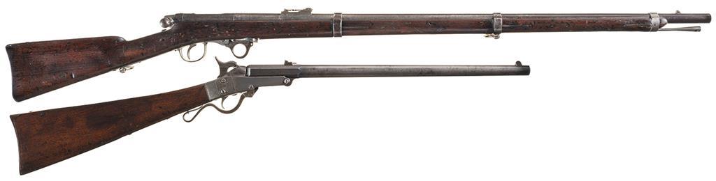 Two Breech Loading Civil War Long Guns | Rock Island Auction