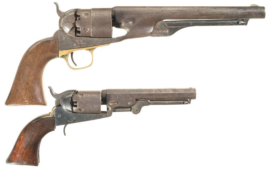 Two Civil War Era Percussion Revolvers | Rock Island Auction