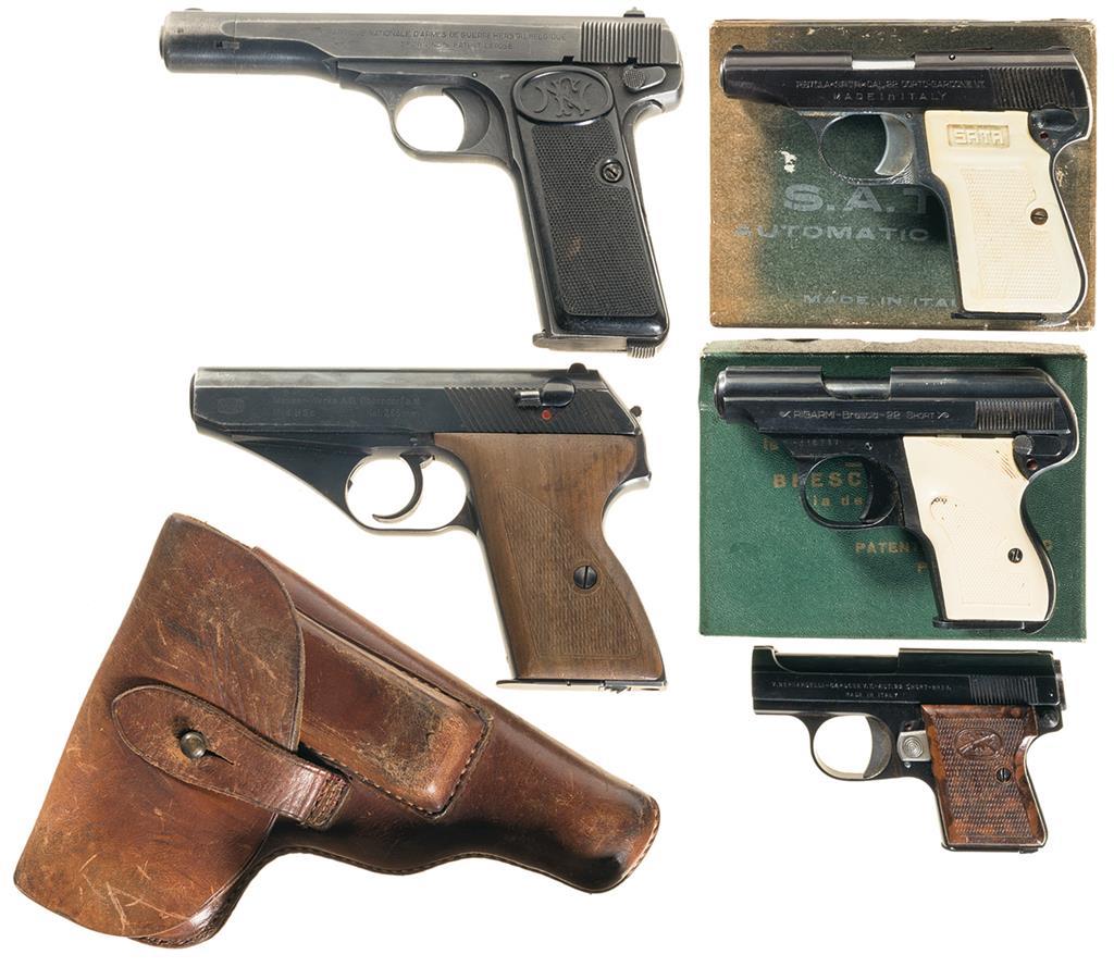 Five European Semi-Automatic Pistols | Rock Island Auction