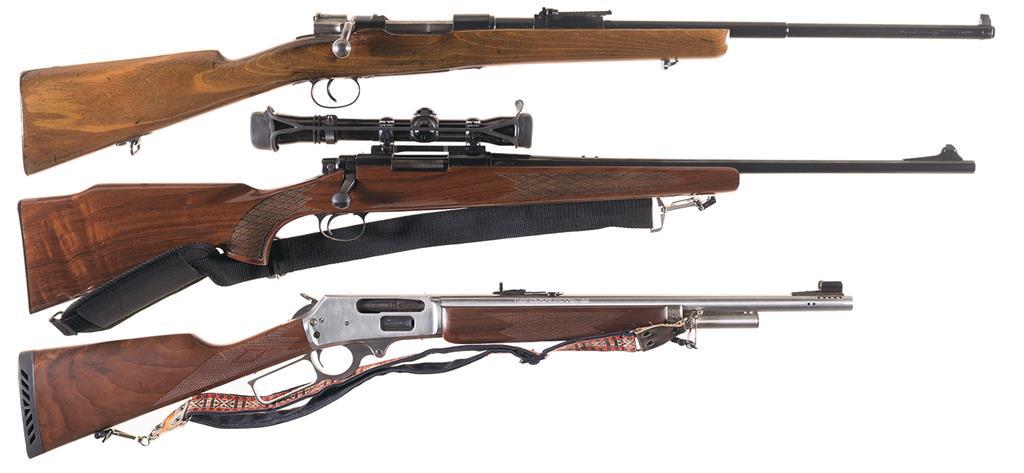 Three Rifles | Rock Island Auction