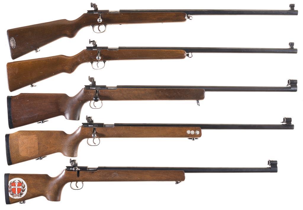 Five Danish Single Shot Bolt Action Rifles | Rock Island Auction