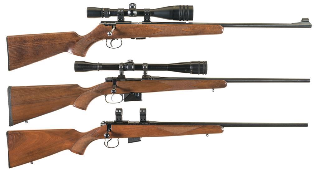 Three Bolt Action Sporting Rifles | Rock Island Auction