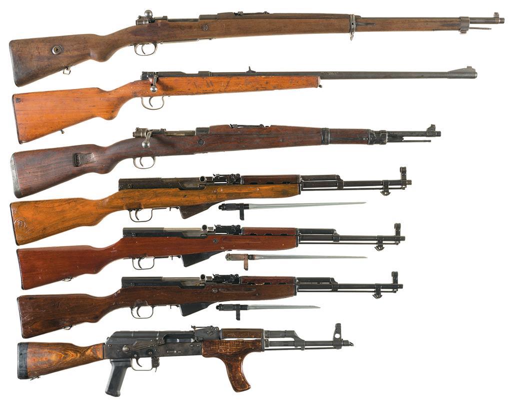 Seven Rifles | Rock Island Auction