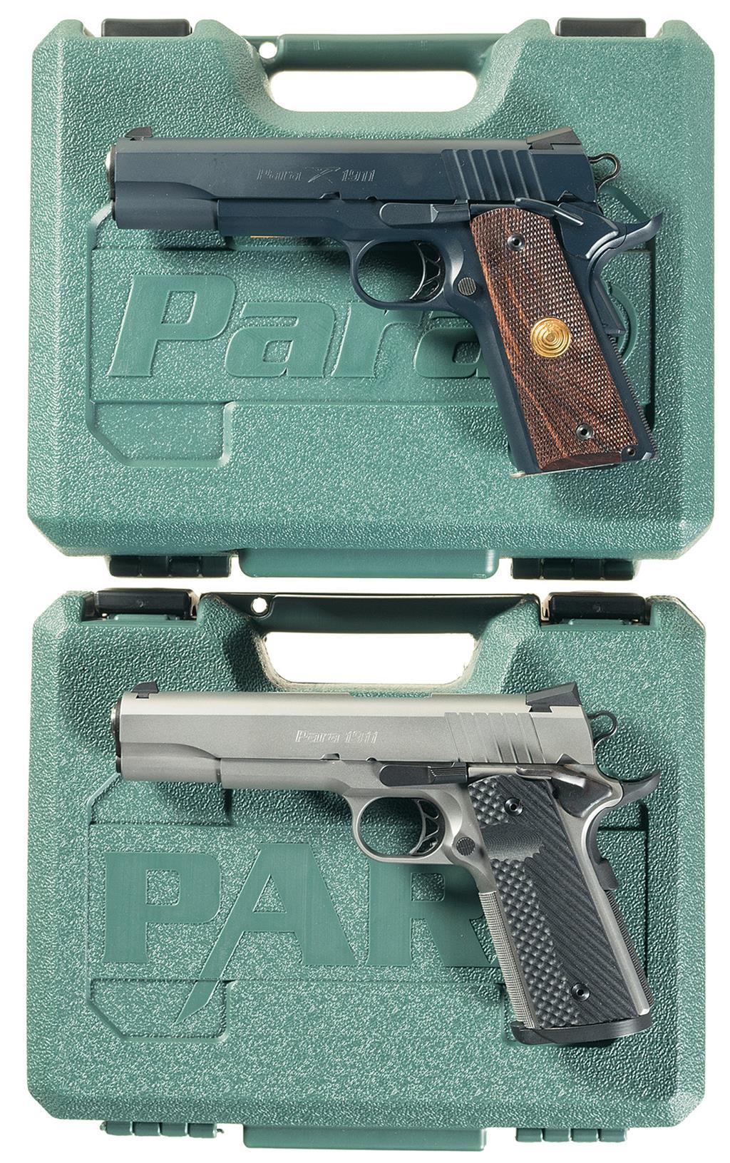 Two Para Ordnance Semi-Automatic Pistols w/ Cases | Rock Island Auction
