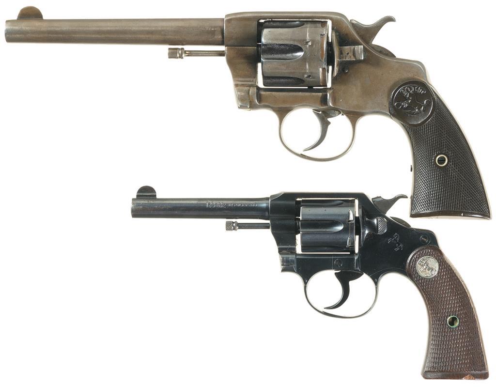 Two Colt DA Revolvers | Rock Island Auction