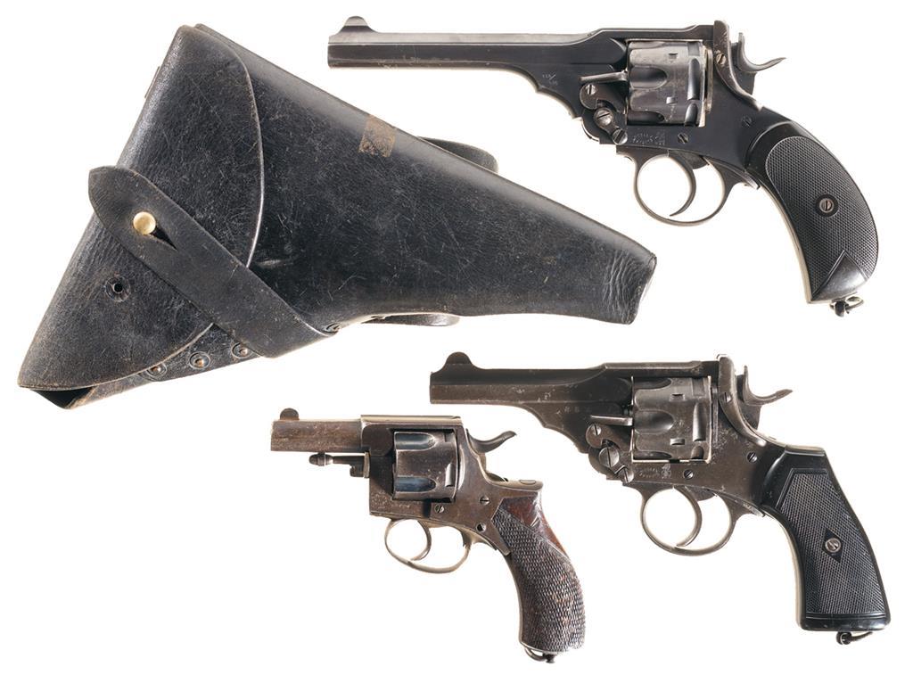 Three Webley & Scott DA Revolvers | Rock Island Auction
