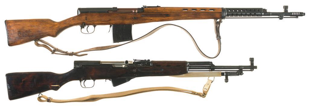 Two Soviet Semi-Automatic Rifles | Rock Island Auction