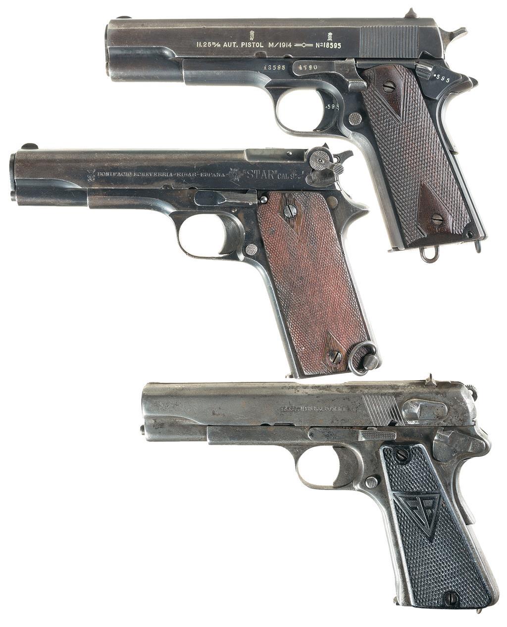 Three European Semi-Automatic Pistols | Rock Island Auction