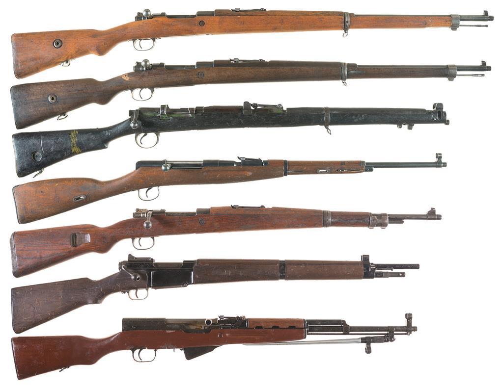 Seven European Style Military Long Guns | Rock Island Auction