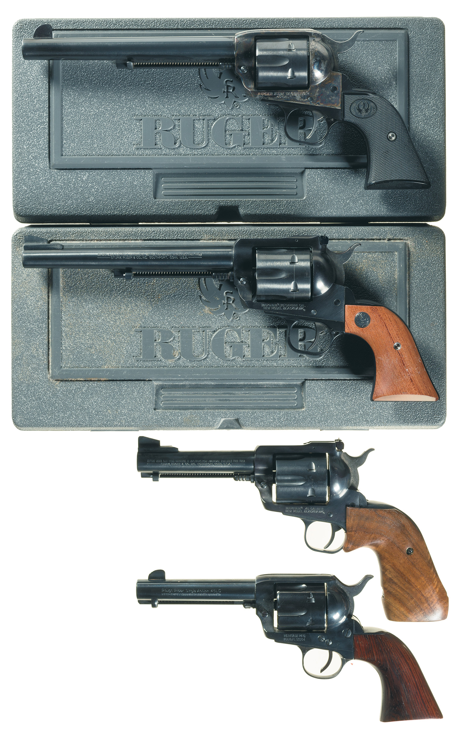 Four Ruger Single Action Revolvers | Rock Island Auction