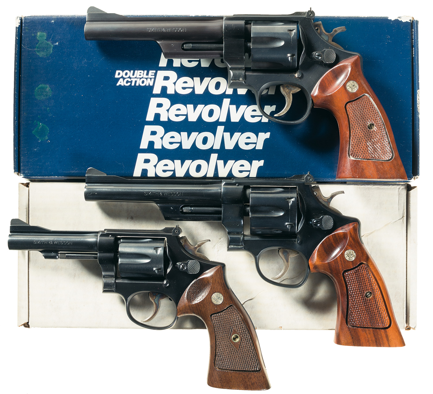 Three Smith & Wesson DA Revolvers | Rock Island Auction