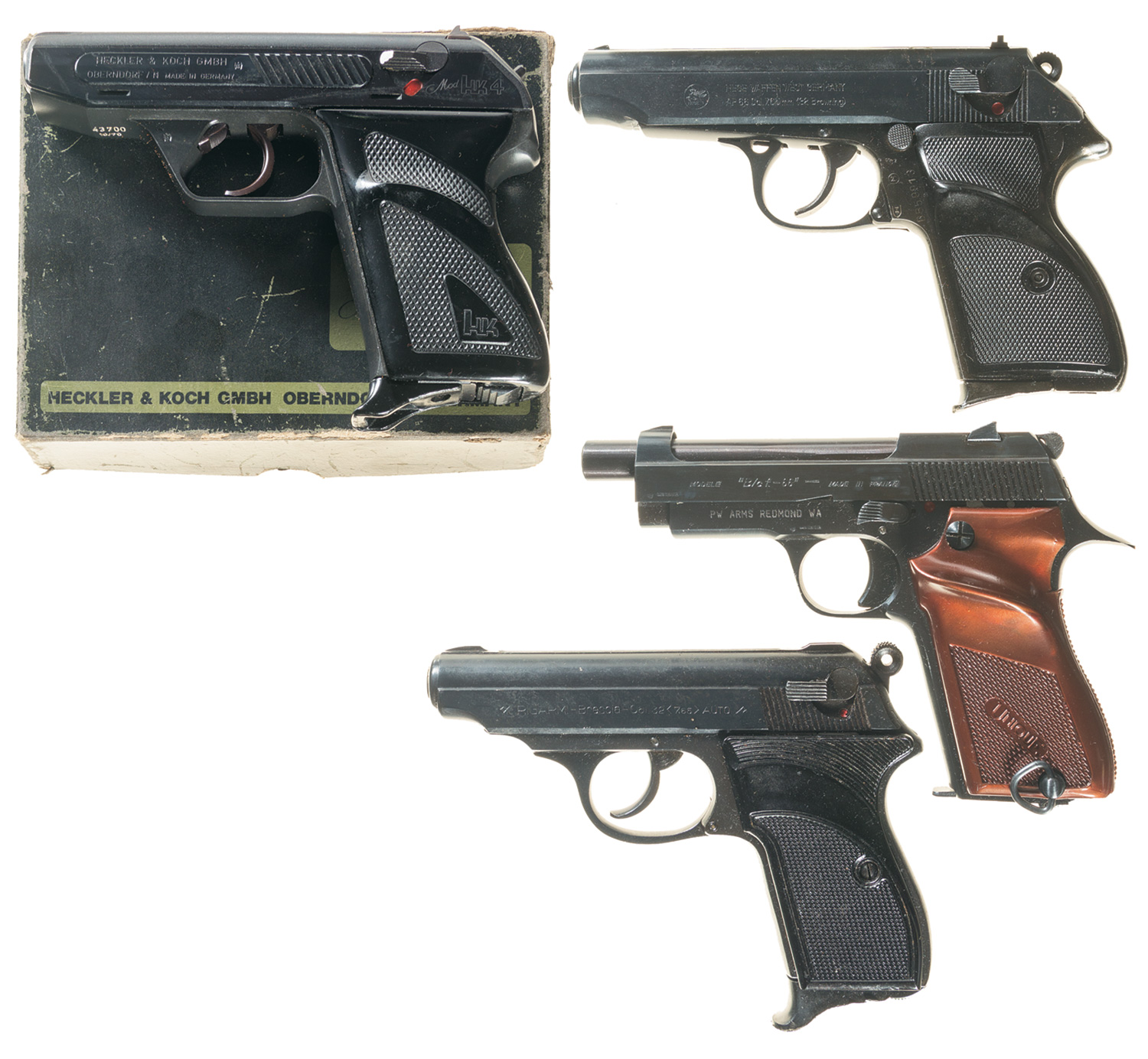 Four European Semi-Automatic Pistols | Rock Island Auction