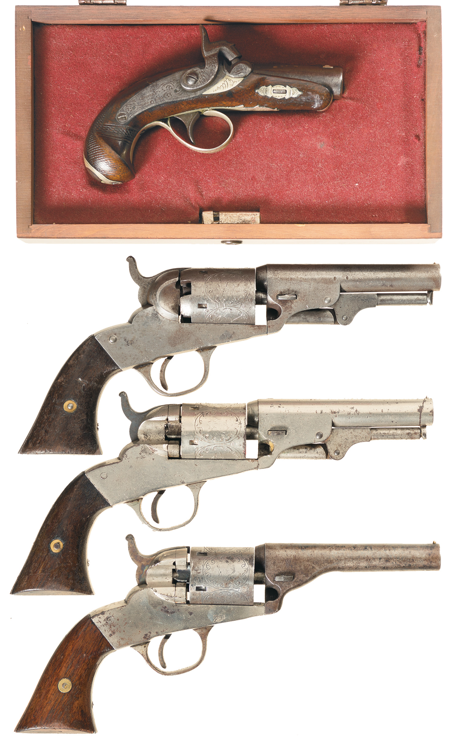 Four Antique Handguns | Rock Island Auction