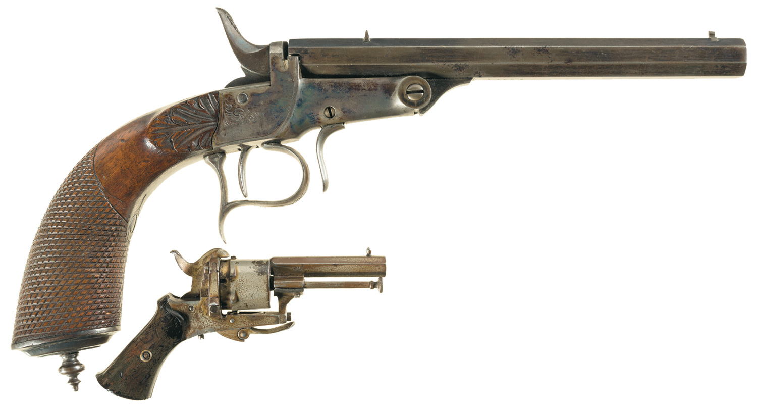 Two Antique Belgian Handguns | Rock Island Auction