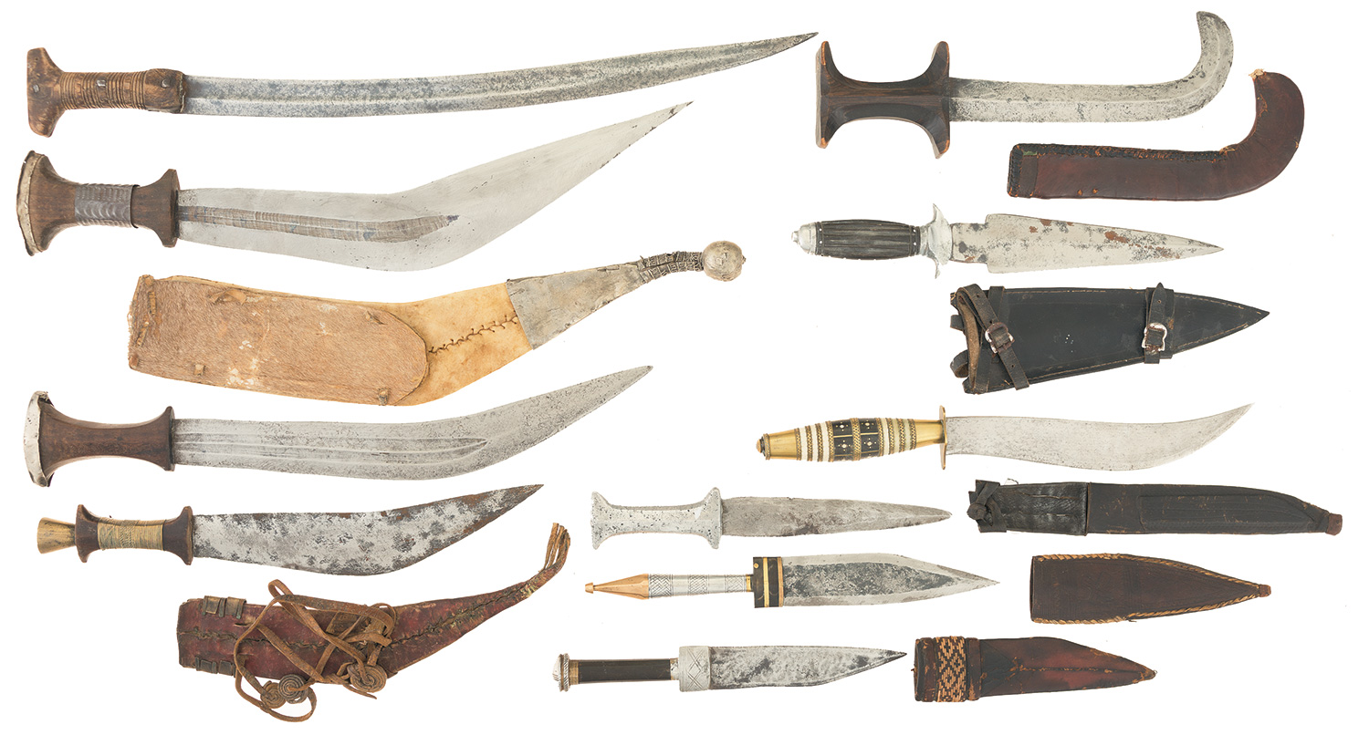 Collector's Lot of Ten African Style Edged Weapons | Rock Island Auction